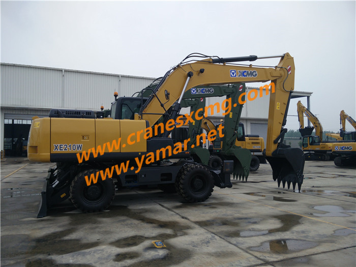 XCMG wheel excavator XE210W - Changzhou Yamar Koope Intl., Ltd.- Supply XCMG Crane and Spare ...