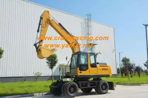 XCMG 15 ton wheel excavator XE150W is on sale. - Changzhou Yamar Koope ...